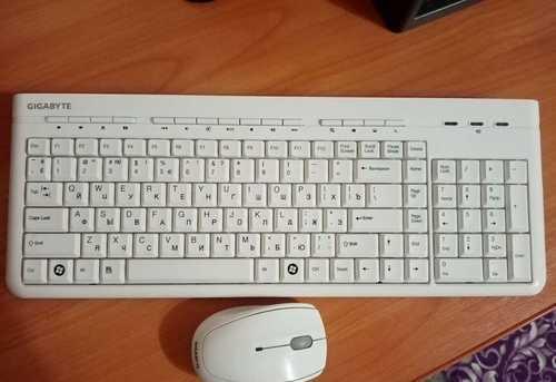 Беспроводная клавиатура и мышь gigabyte GK-KM7580