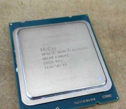 CPU Xeon E5 2630 v2 6 ядер, 3.1 ггц, 12 потоков