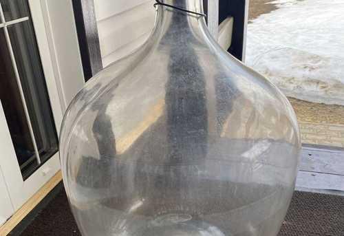 Бутыль стеклянный 50 литров