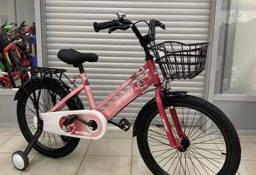 Детский велосипед розовый