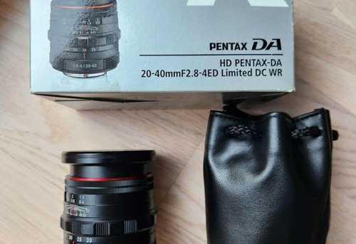 Объектив HD Pentax DA 20-40/F2.8-4ED Limited DC WR
