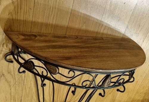 Консольный столик деревянный