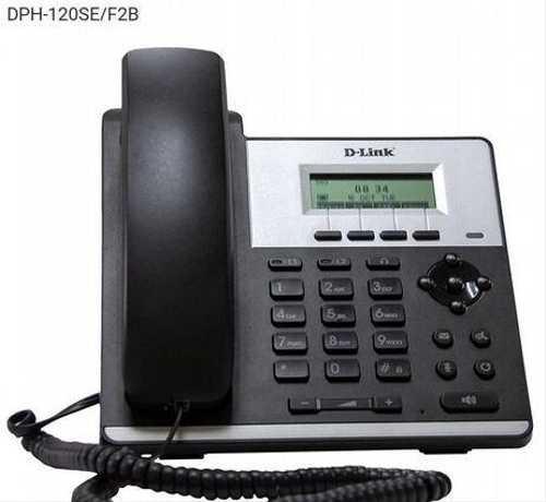IP-телефон D-Link DPH-120SE SIP без бп Чёрный, DPH