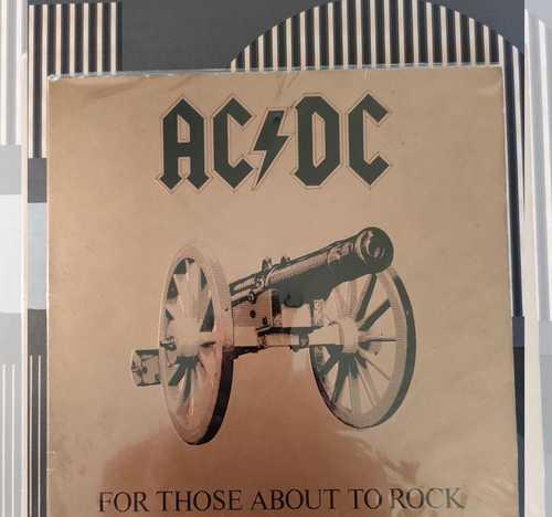 Lp AC/DC "For Those About To Rock" 1981, France