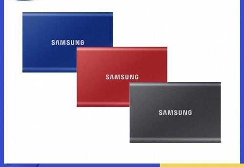 Samsung t7, 1 терабайт, оригинал, ssd внешний 1tb