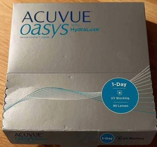 Линзы acuvue oasys ежедневные -2.5