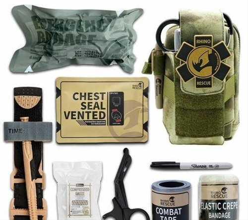 Комплект аптечки Rhino Tactical First Aid Kit(Мох)