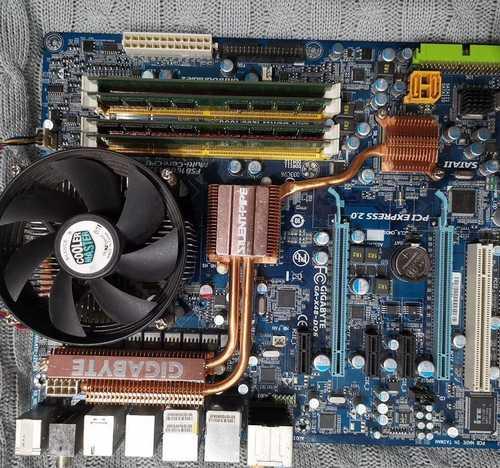 Материнская плата 775 x48 gigabyte