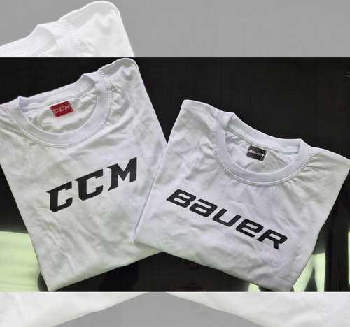 Футболка bauer CCM (белый цвет)