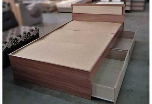 Кровать односпальная с ящиками