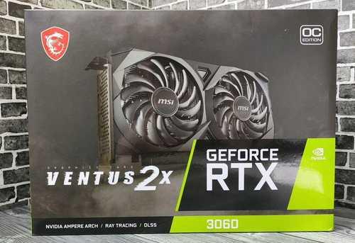 Видеокарта MSI GeForce RTX 3060 ventus 2X OC 12Gb