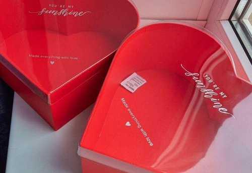 Коробка подарочная сердце Подарочная упаковка