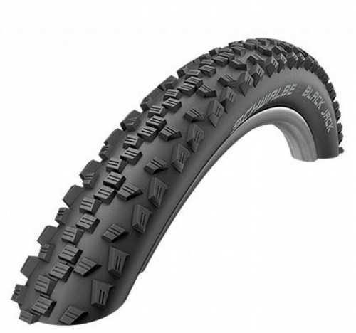 Покрышка. 20x1.90 (47-406) 05-11116407.02 black jack K-Guard B/B-SK HS407 SBC 50EPI черная schwalbe