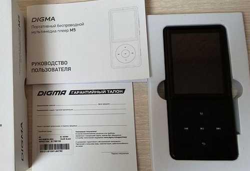 Портативный медиаплеер Digma M5 BT 32GB Black