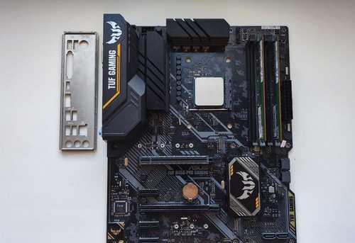 Tuf B450 pro gaming + ryzen 7 2700x + 16 Гб DDR4