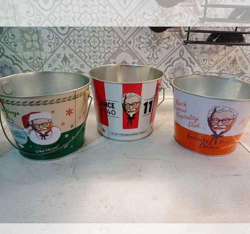 Коллекционные ведра KFC