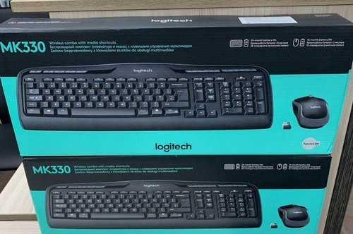 Комплект клавиатура + мышь Logitech Wireless MK330