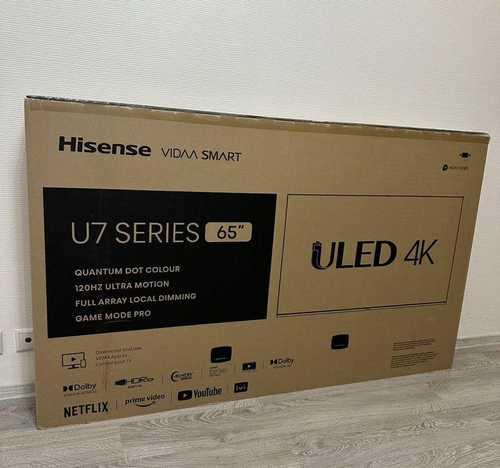 Телевизор hisense 65u7nq