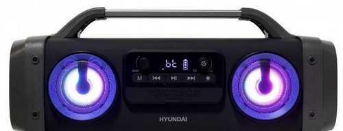 Портативная акустика Hyundai H-PCD400, 28 Вт, черн