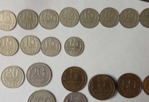 Коллекция монет СССР и юбилейные России