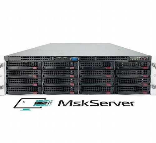 Сервер Supermicro 6037R-E1R16N 2x E5-2697v2 16Gb