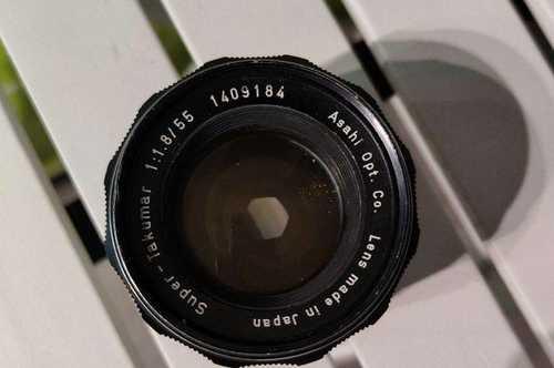 Объектив Super-Takumar f1.8 55mm (m42)