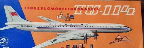 Модель самолета TU-114 (flugzeugmodellbaukasten)