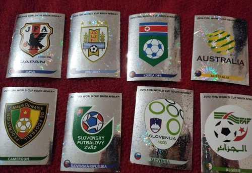 Panini Футбольные карточки наклейки Fifa 2010