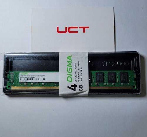 Оперативная память digma dgmad31600004D DDR3 4Гб