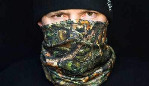 Шарф бафф труба осенний лес