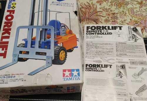 Сборная модель tamiya погрузчик