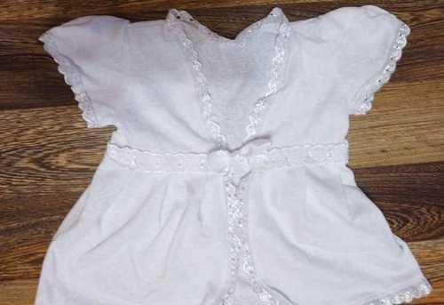 Крестильное платье для девочки 80-86