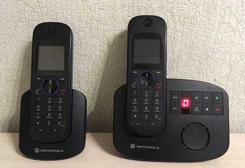 Радиотелефон Motorola две трубки