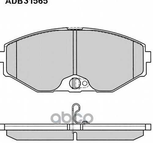 Колодки тормозные дисковые ADB 31565 allied nippon