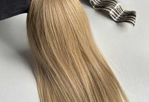 Волосы для наращивания светло русые блонд