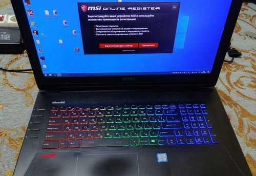 Игровой ноутбук 17.3" MSI GT72 6QD Dominator G, 128 ГБ, Core i7-6700HQ, RAM 16 ГБ, GeForce GTX 970M 4 ГБ