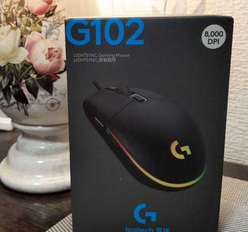 Игровая мышь Logitech G102 lightsync 910-005808