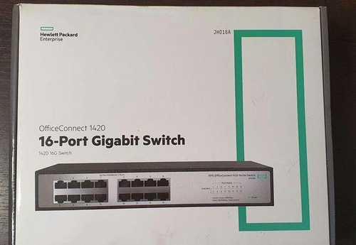 Коммутатор HP 1420-16G Switch