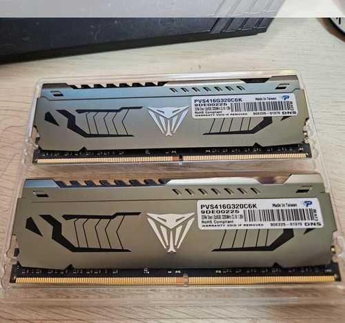 Оперативная память ddr4 patriot viper 3200