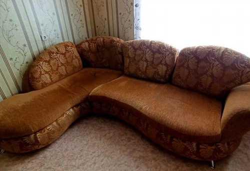 Угловой диван бу с креслом