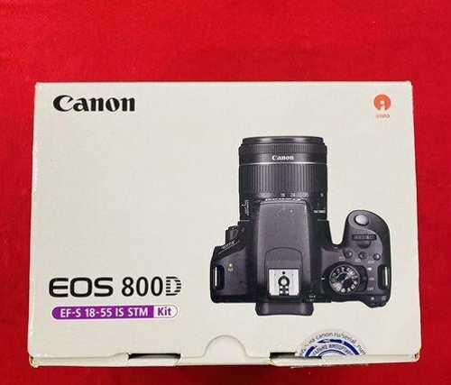 Canon 800d kit 18-55mm новый