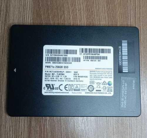 SSD Samsung 256GB