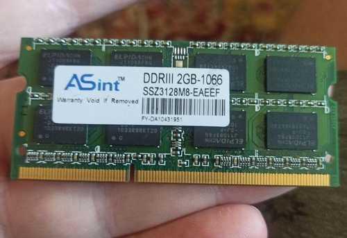 Оперативная память ddr3 для ноутбука