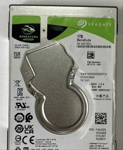 Жесткий диск 1 тб Seagate Barracuda st1000lm048