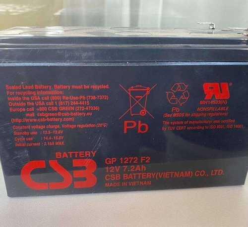 Аккумуляторная батарея ибп. CSB GP