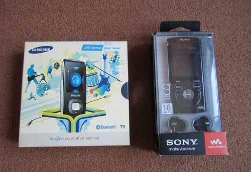 MP-3 плееры Sony NWZ-S765, Samsung YP-T9B