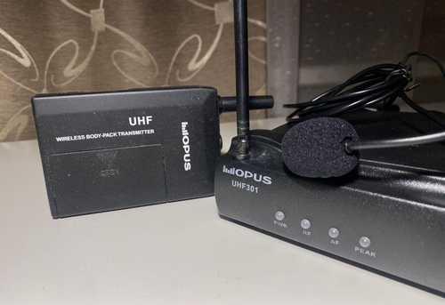 Радиосистема Opus UHF-301HS головной микрофон