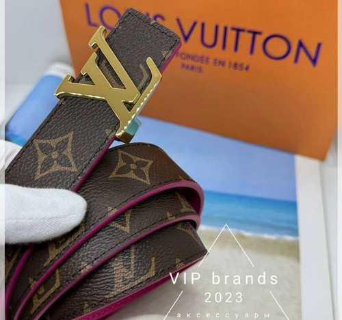 Двухсторонний ремень Louis Vuitton Initiales