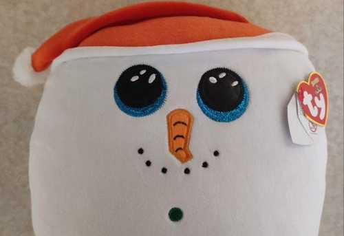 Мягкая игрушка-подушка Снеговик