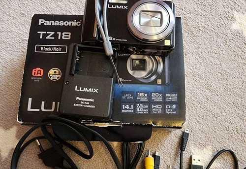 Компактный фотоаппарат panasonic lumix dmc tz18